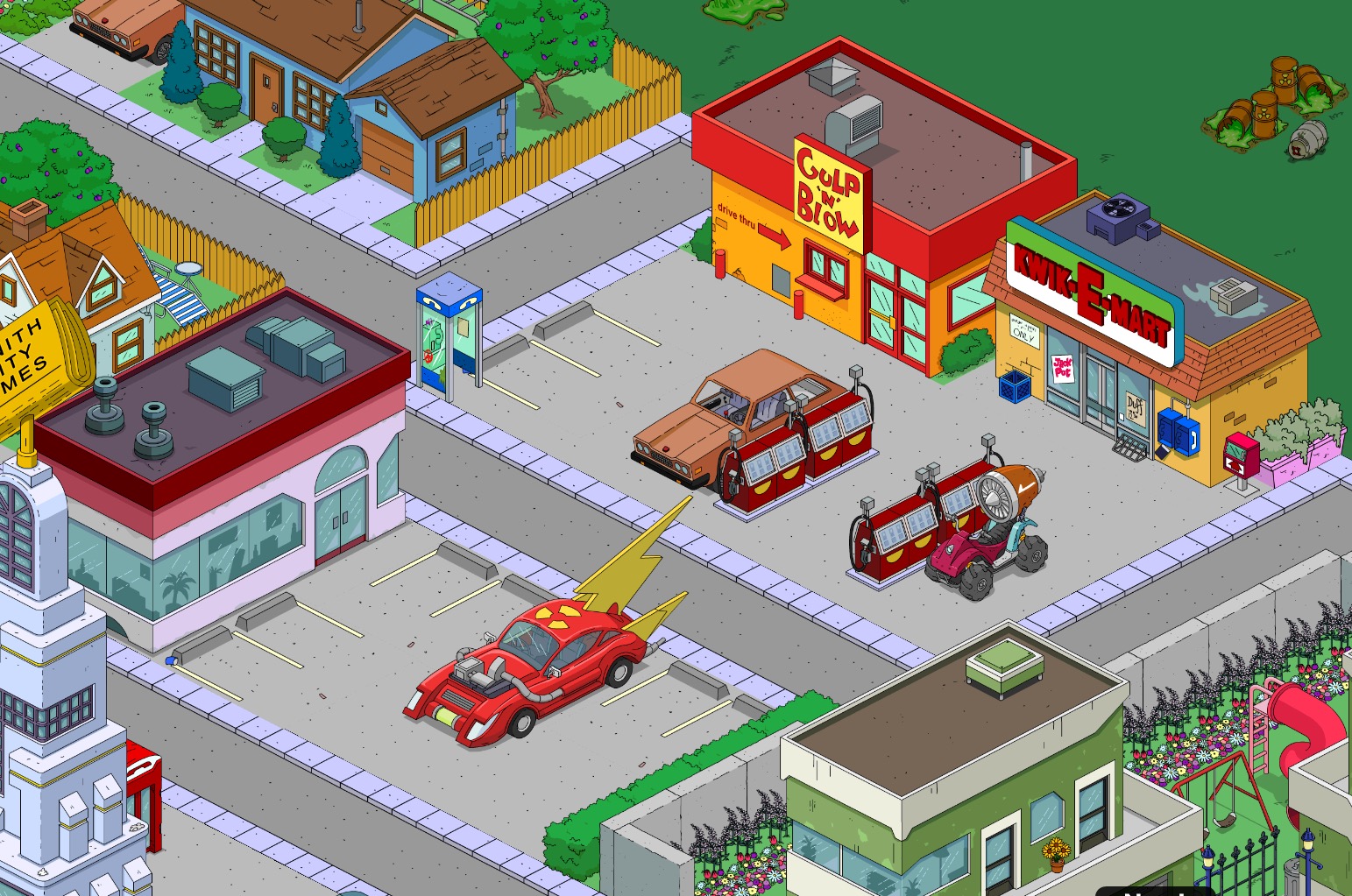 TSTO 101: Parking Lots And Driving CarsThe Simpsons Tapped Out ...