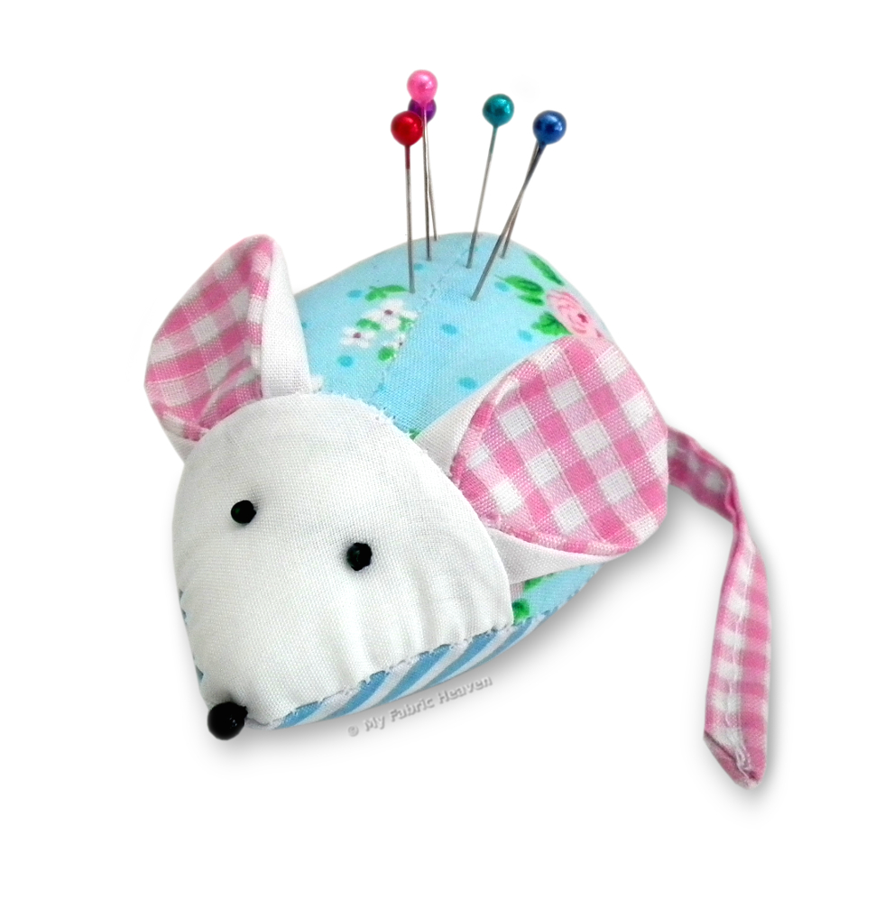 Cute Mouse Pin-Cushion EASY Sewing PATTERN Independent Design. Full ...