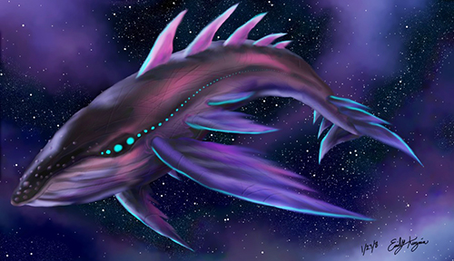 The Art Room: Space Whales! – The Black Collar Bugle