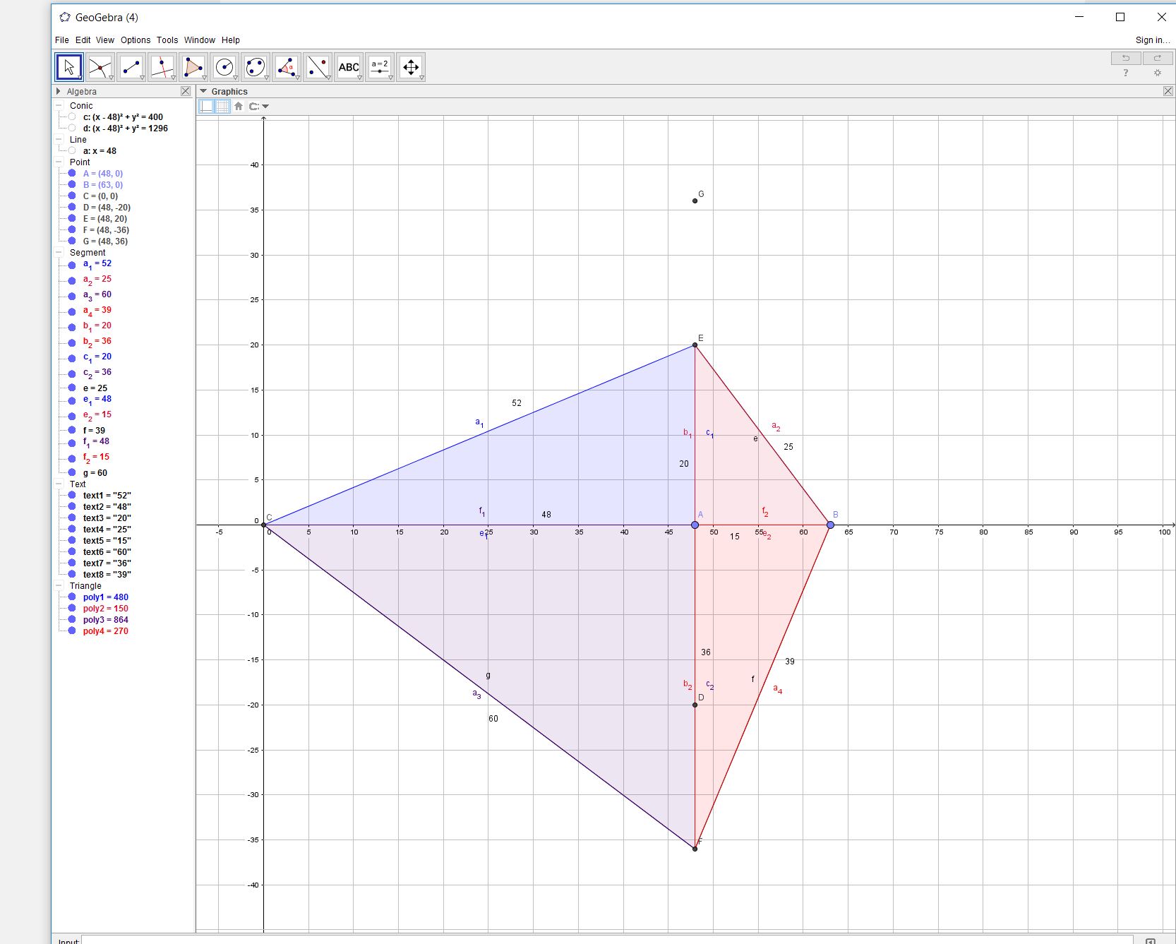 Puzzle | convex quadrilateral | Fun With Num3ers