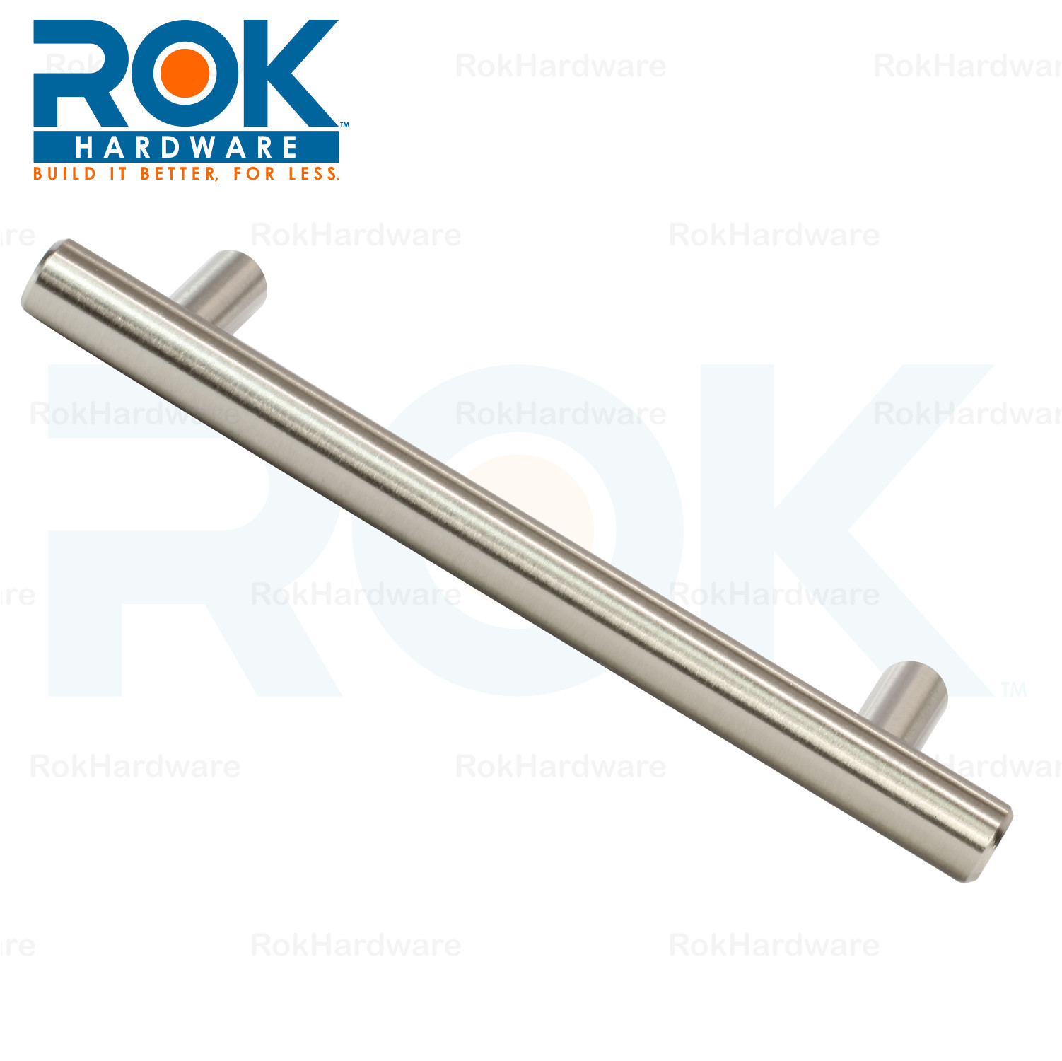 5 PACK 4-1/4" Hole Center Brushed Nickel Cabinet Pull Handle 5-13/16 ...