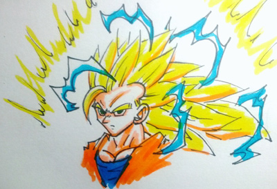 SSJ3 With Eyebrows • Kanzenshuu
