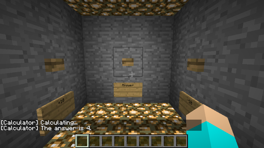 The Smallest Minecraft Calculator - Redstone Creations - Redstone ...