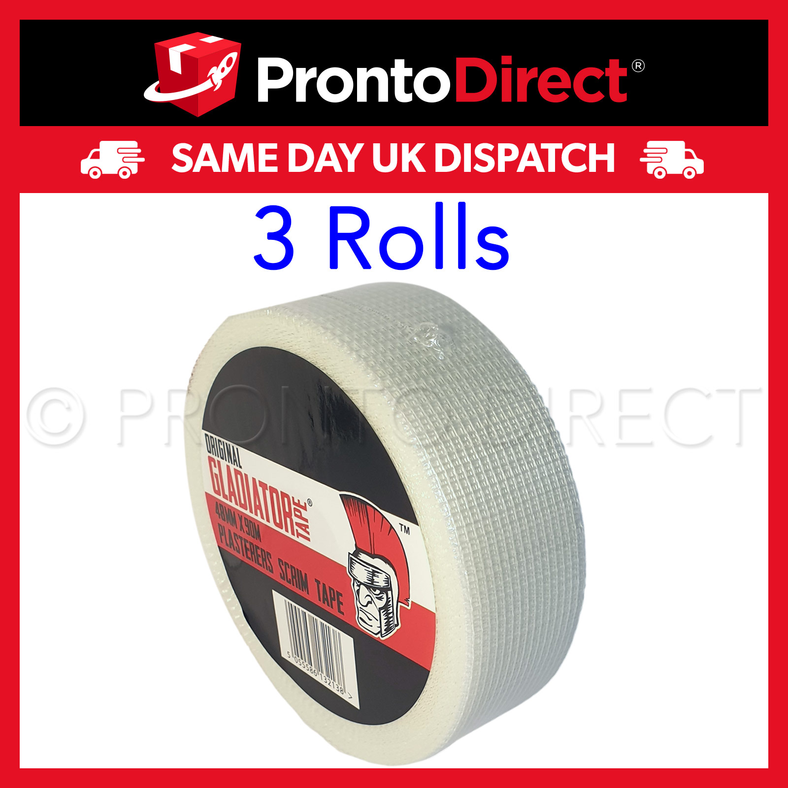 Scrim Tape Plasterers Mesh Plastering Plasterboard Joint Fibre Jointing ...