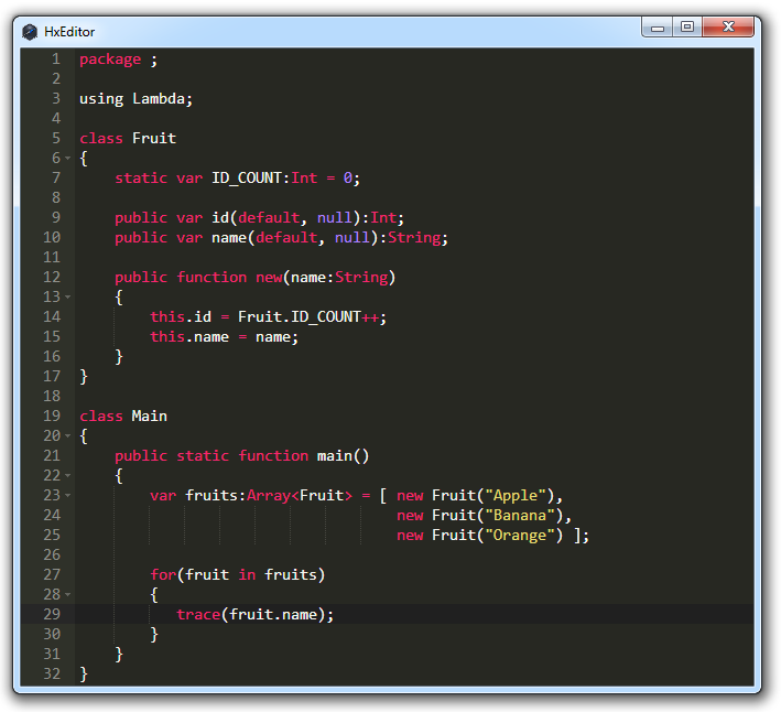 GitHub - lucas-jones/HxEditor: Simple Haxe Editor - Haxe, Ace & NodeWebkit