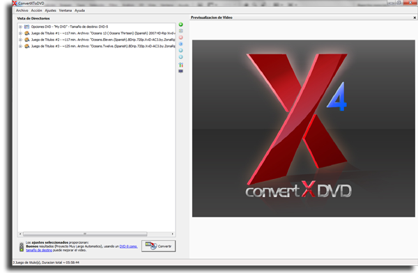 ConvertXtoDVD 4 (3/3). Creando compilaciones | El rincón del Padawan