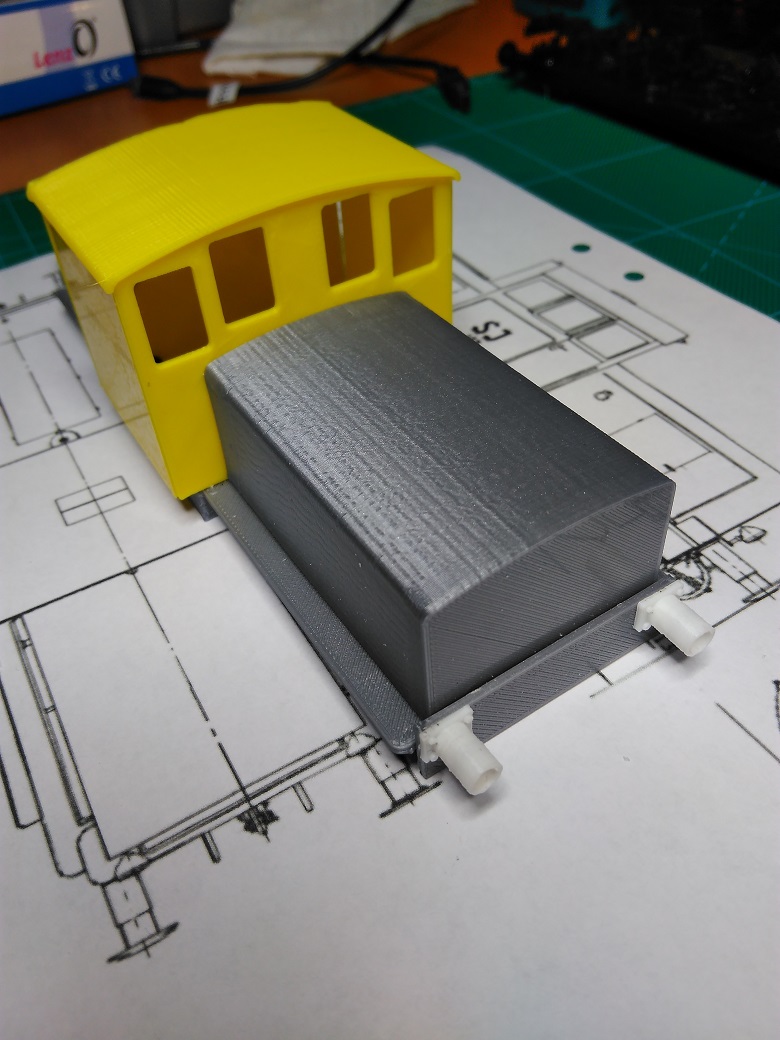 SJ Locomotor Z49, 3D-printed model, a long story - 0 Gauge in English ...