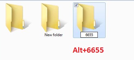 How to create new folder without name?