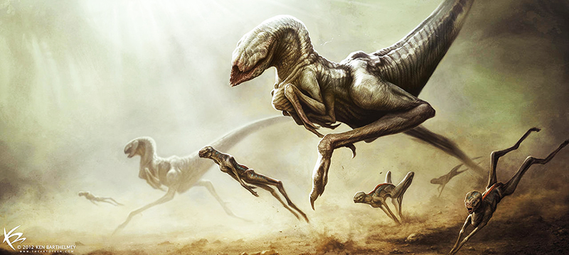 The Art Room: Alien Dinosaurs – The Black Collar Bugle