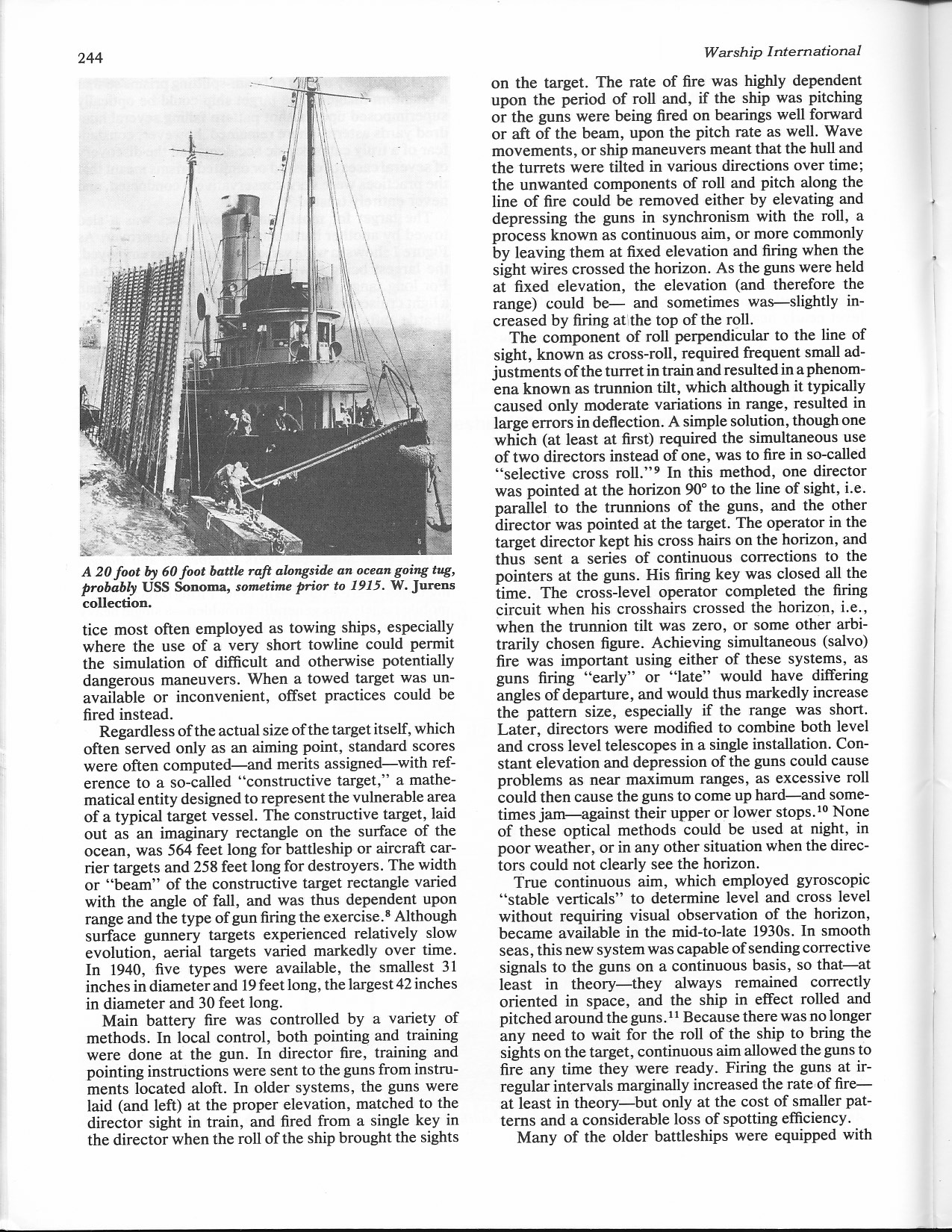 The evolution of Battleship Gunnery in the US Navy, 1920-1945 ...