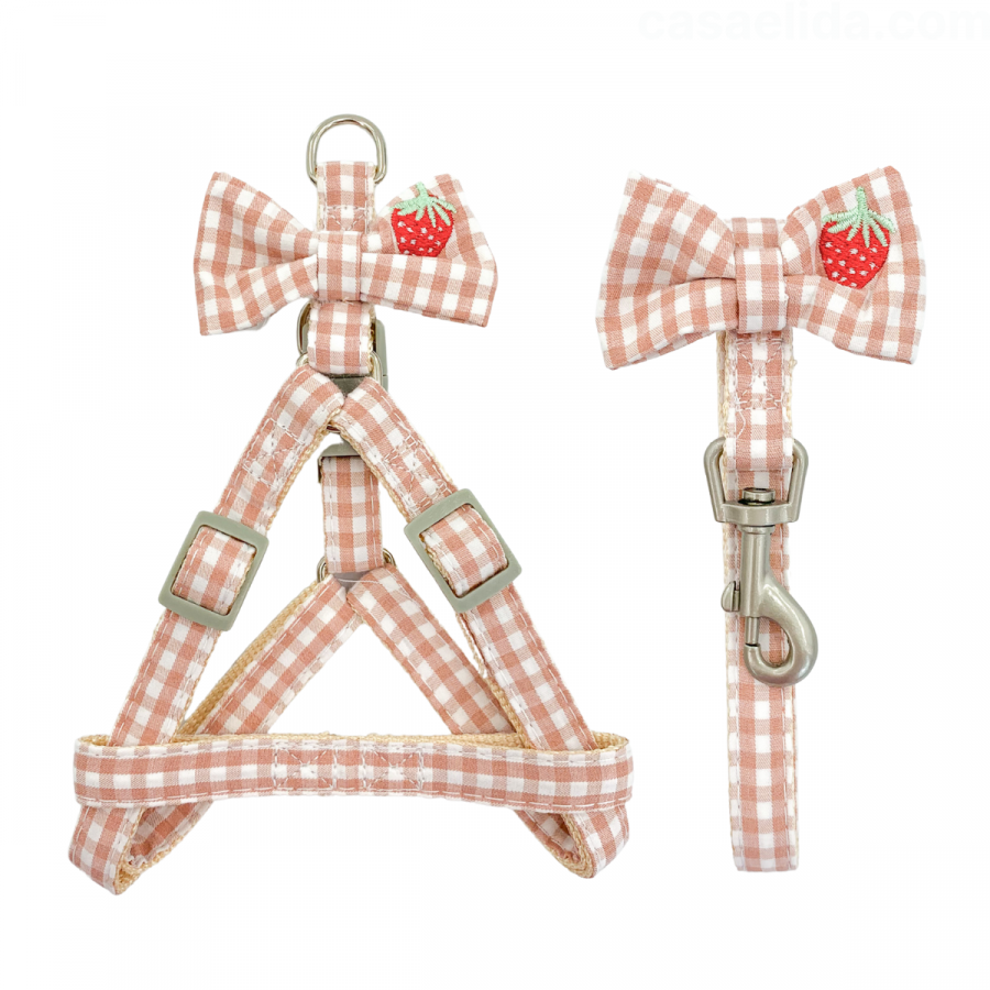ANIKIA BALLET Arnés ajustable para mascotas , rosado, talla M