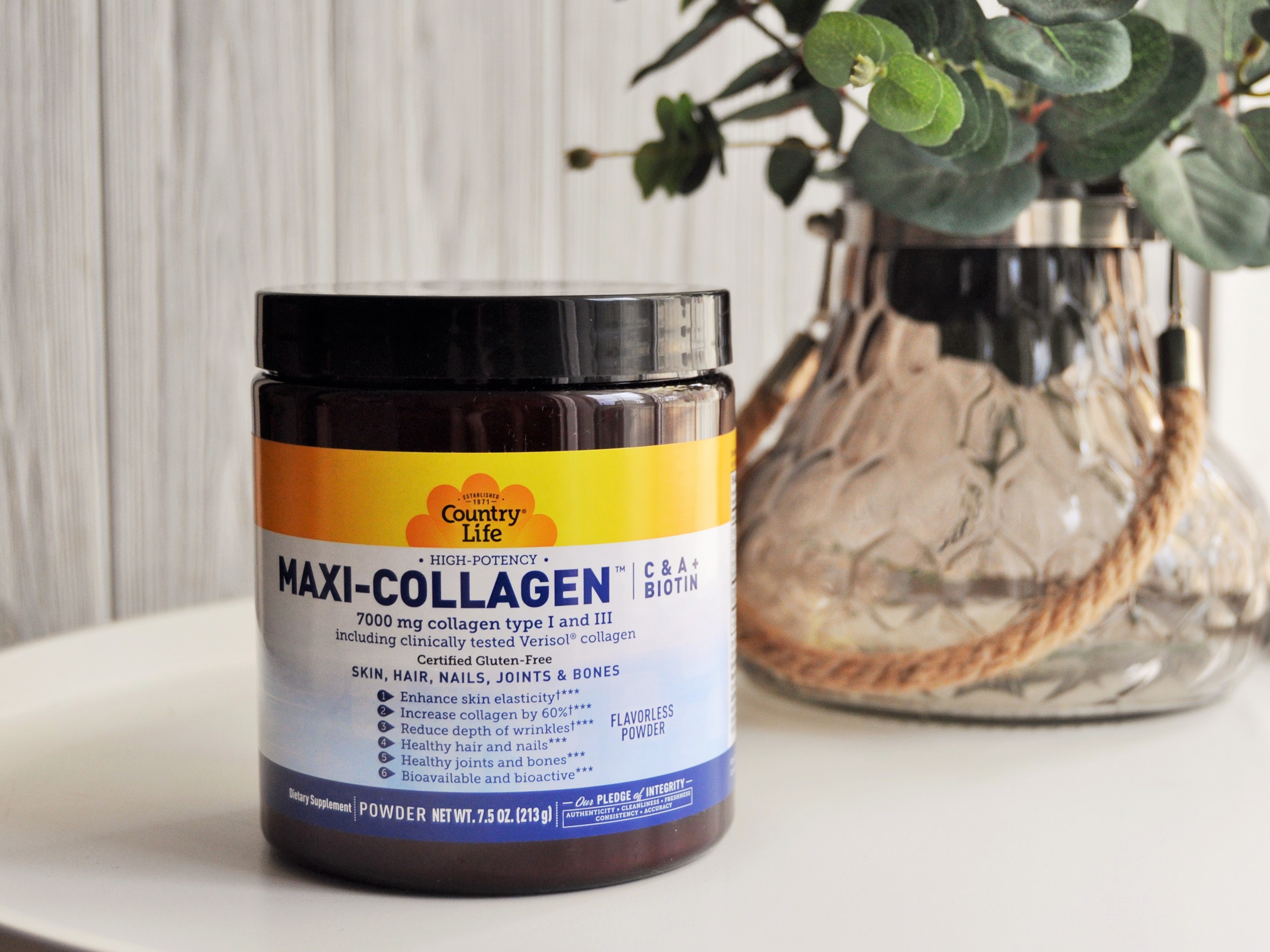 Country Life, Maxi-Collagen, C & A plus Biotin, High Potency: iherbfans ...