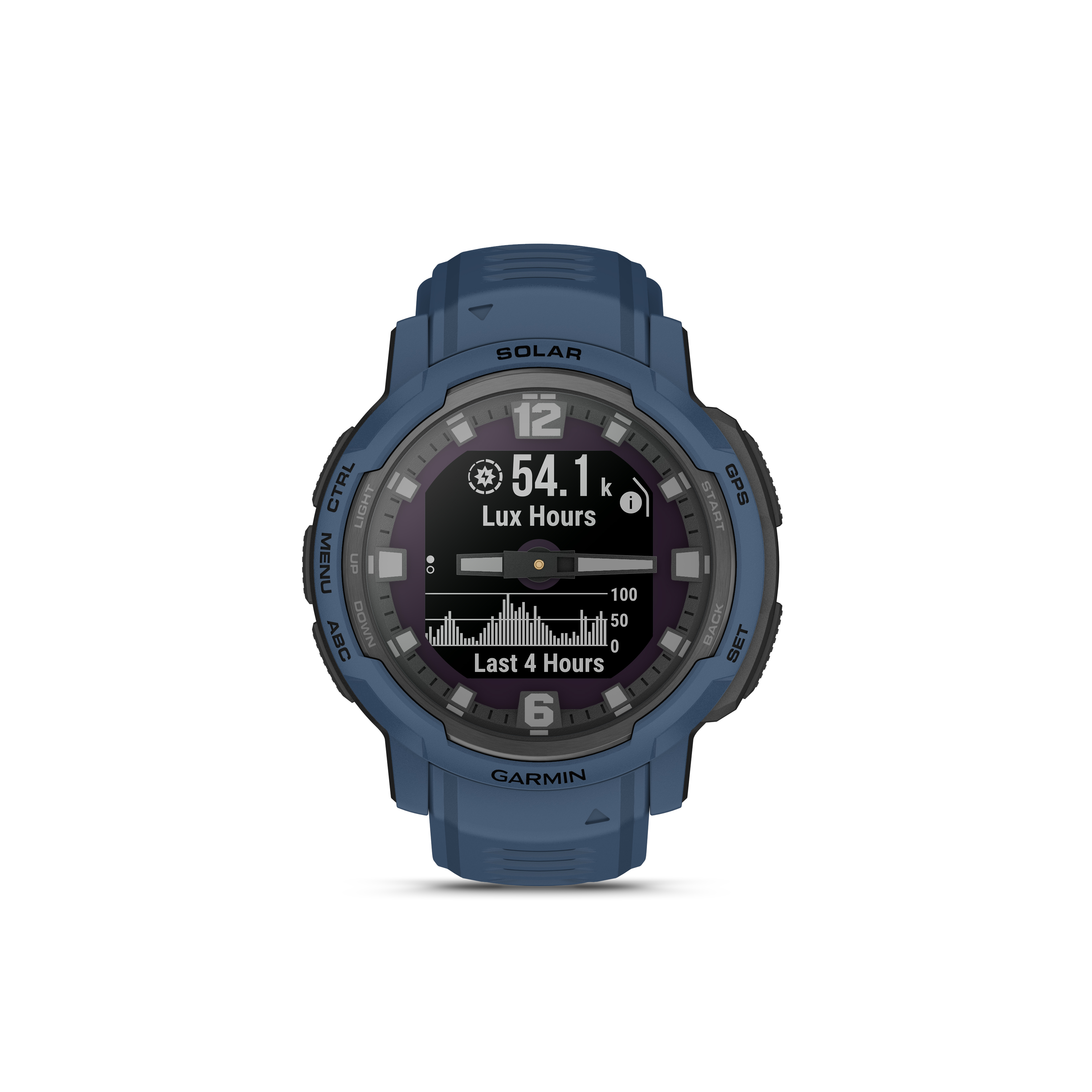 Garmin Instinct GPS Solar Crossover Rugged Hybrid Smartwatch, Tidal ...