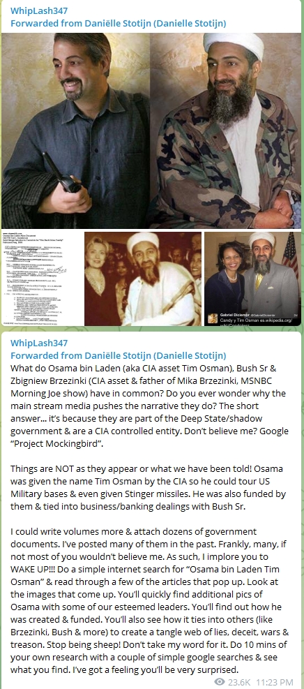 What do Osama bin Laden (aka CIA asset Tim Osman), Bush Sr & Zbigniew ...