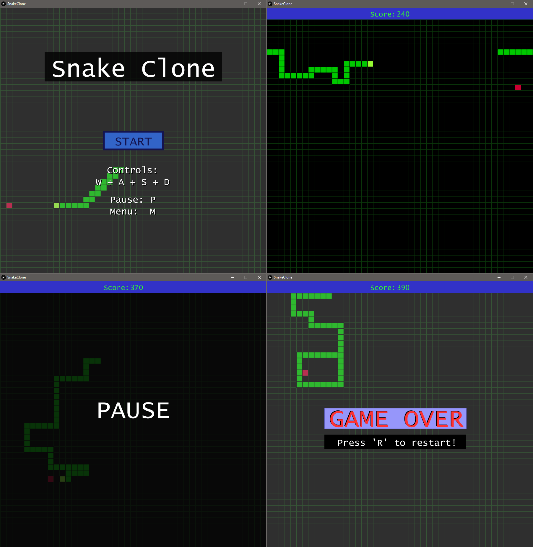 GitHub - stubbornGarrett/SnakeCloneProcessing