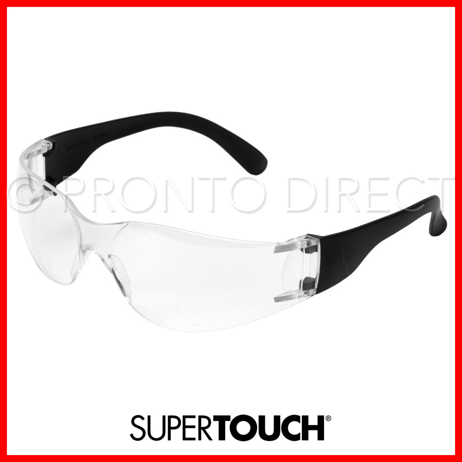 Safety Glasses Specs Spectacles EN166 Work Clear Smoke Yellow Anti ...