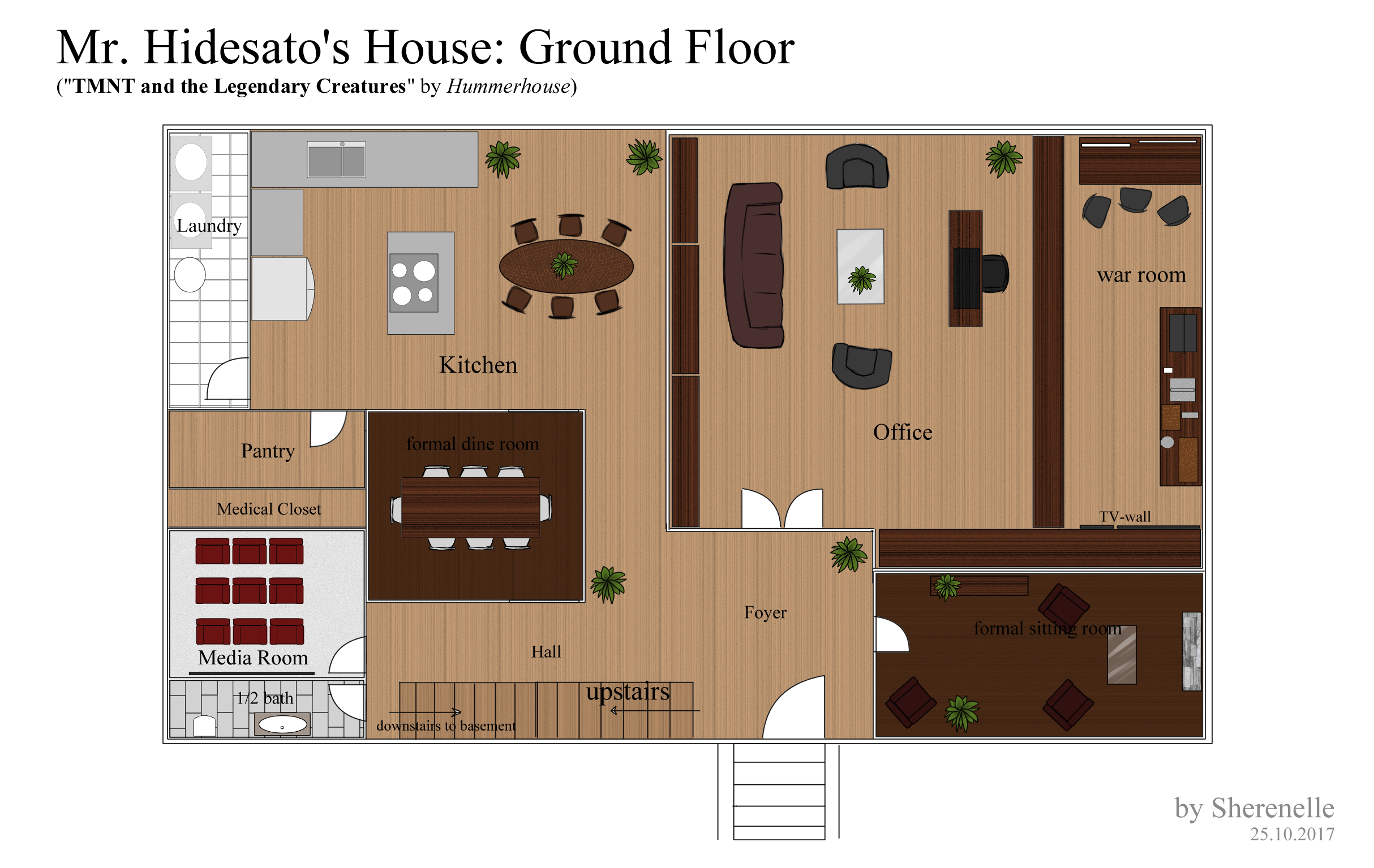 TMNT and the Legendary Creatures - Floor Plans - hummerhouse - Teenage ...