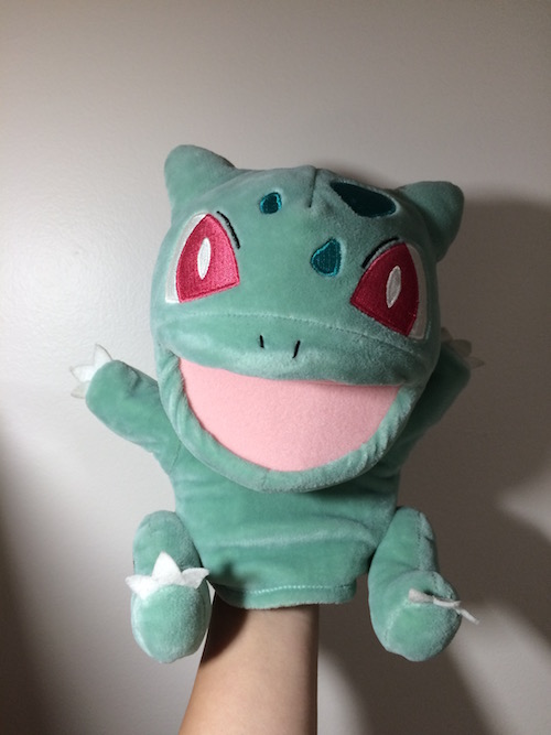 Bulbasaur hand puppet auction: pkmncollectors — LiveJournal