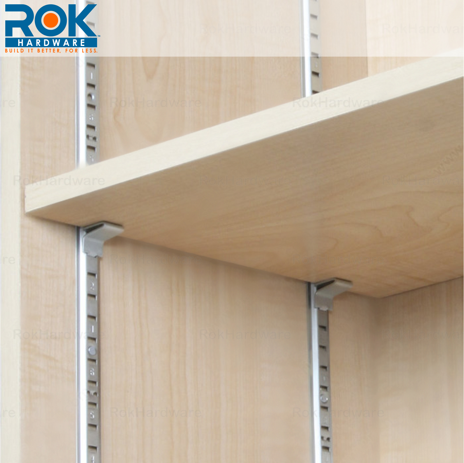20 Pack Zinc Knape & Vogt 256 Adjustable Steel Pilaster Shelf Support ...