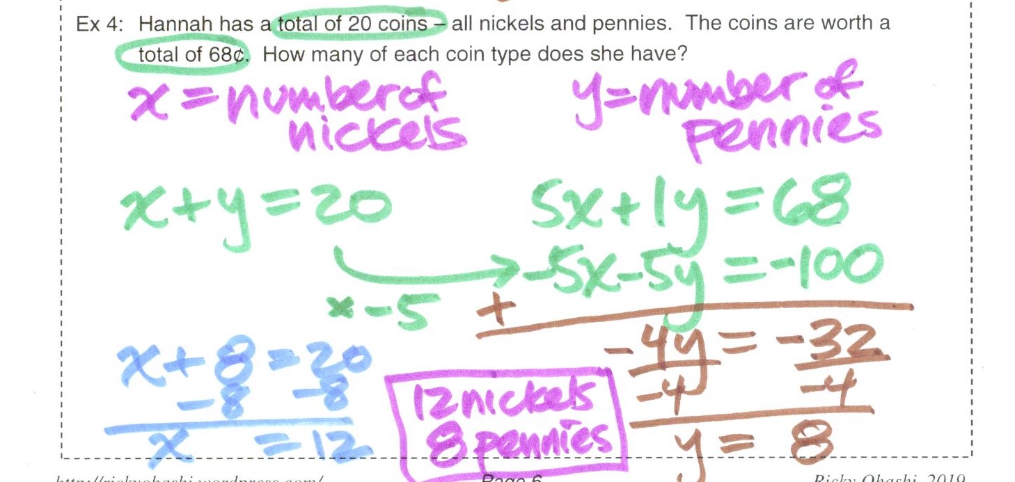 Tuesday, 3/19: Story Problems (Day 17 of 19) | Mr. Ohashi's Math 8 Website