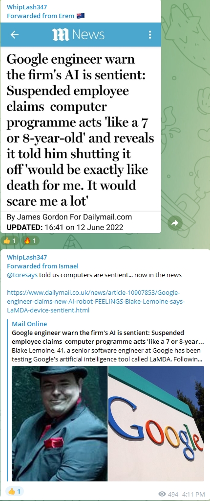 Google engineer warn the firm’s AI is sentient | Conspiracy Daily Update