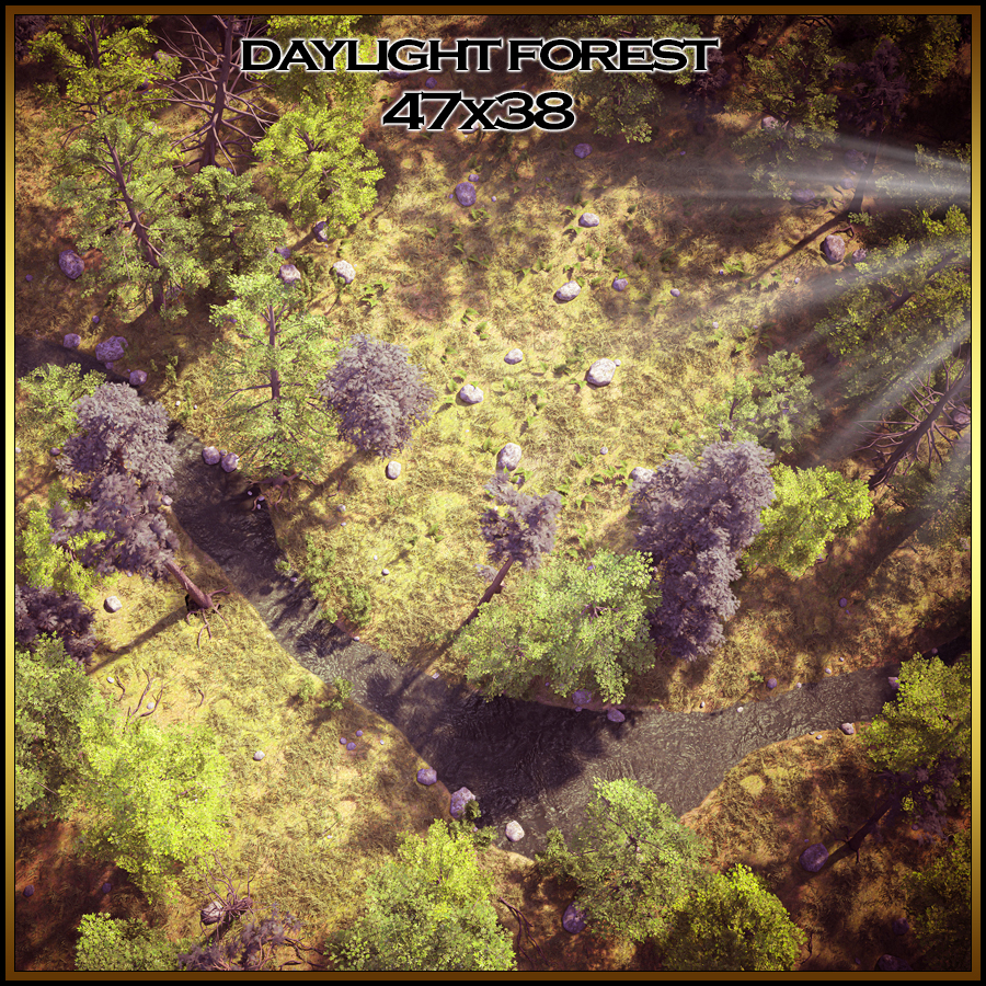 4 Forest Battlemaps - Map alchemists | DriveThruRPG