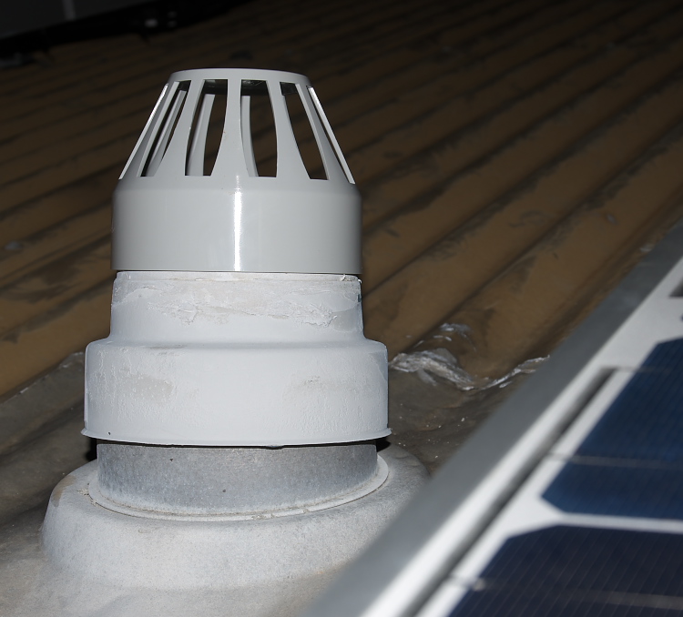 Plumbing vents/stink pipes on roof & solar panels - Solar PV discussion