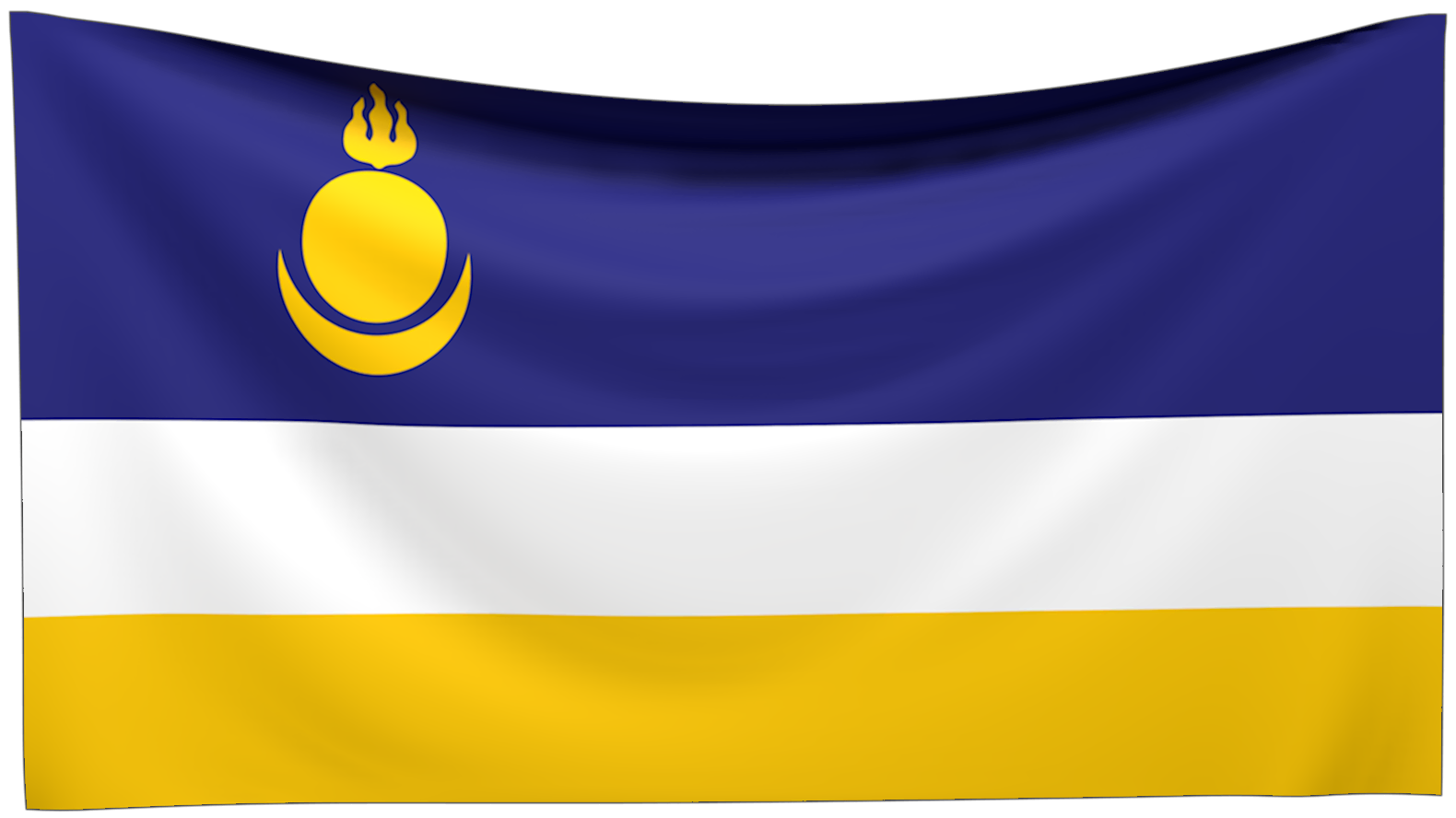Bandera de Buriatia - Wiki Banderas