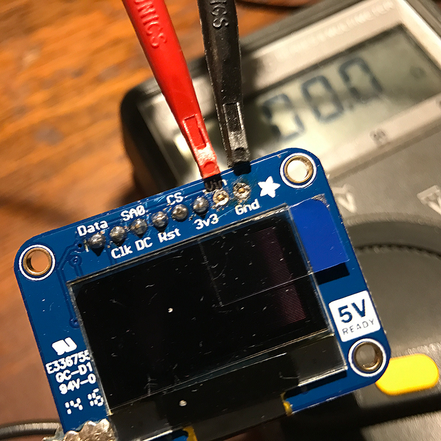 128x64 OLED seems to be shorted internally. - adafruit industries