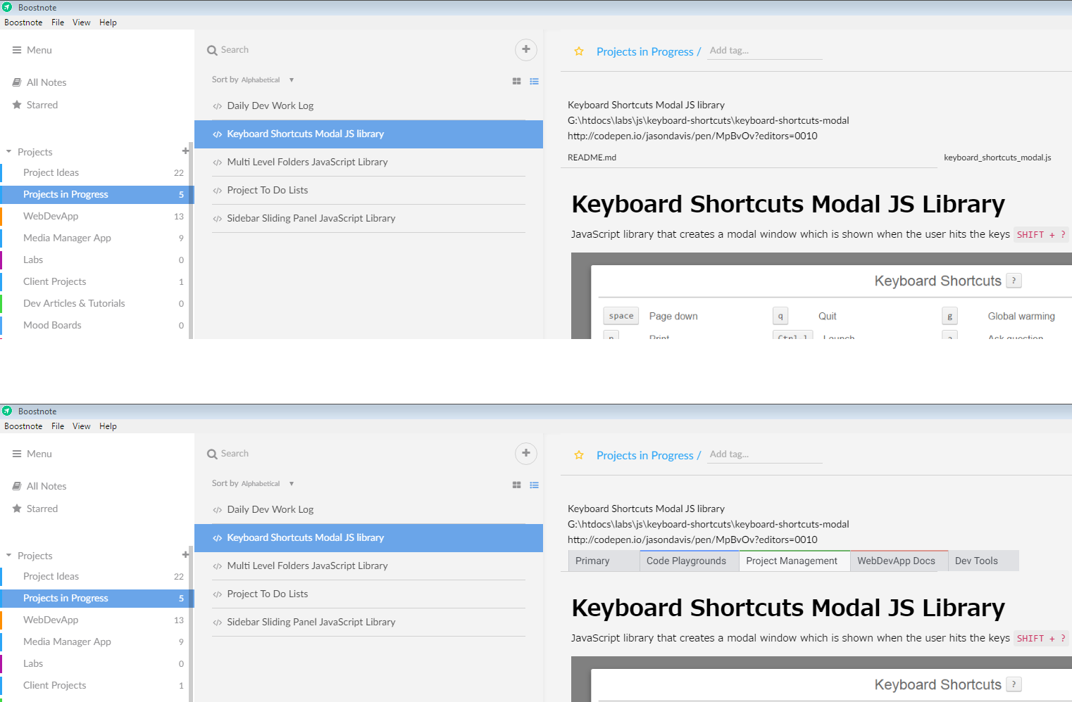 [FEATURE REQUEST] New Tabs CSS on a Snippet File Type · Issue #410 · BoostIO/BoostNote-Legacy ...