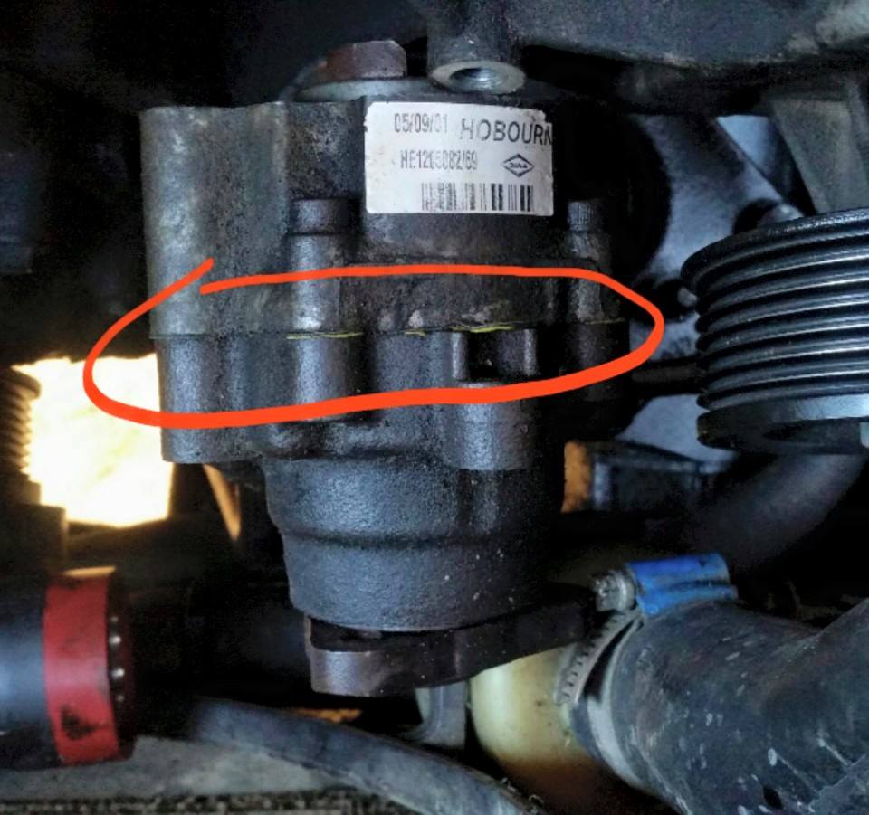 Leaking PAS pump | LandyZone - Land Rover Forum