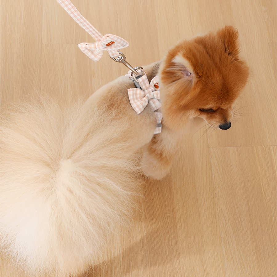 ANIKIA BALLET Arnés ajustable para mascotas , rosado, talla M