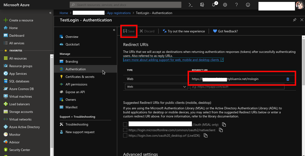 Microsoft ID + Node-RED で ログイン機能を作る #ibmcloud - Qiita