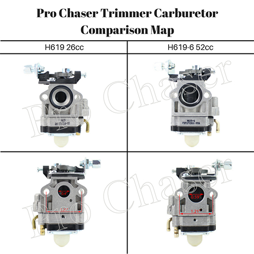 H619-6a 52cc Blower & Trimmer Carburetor for 1E32F 1E34F 1E36F engine ...
