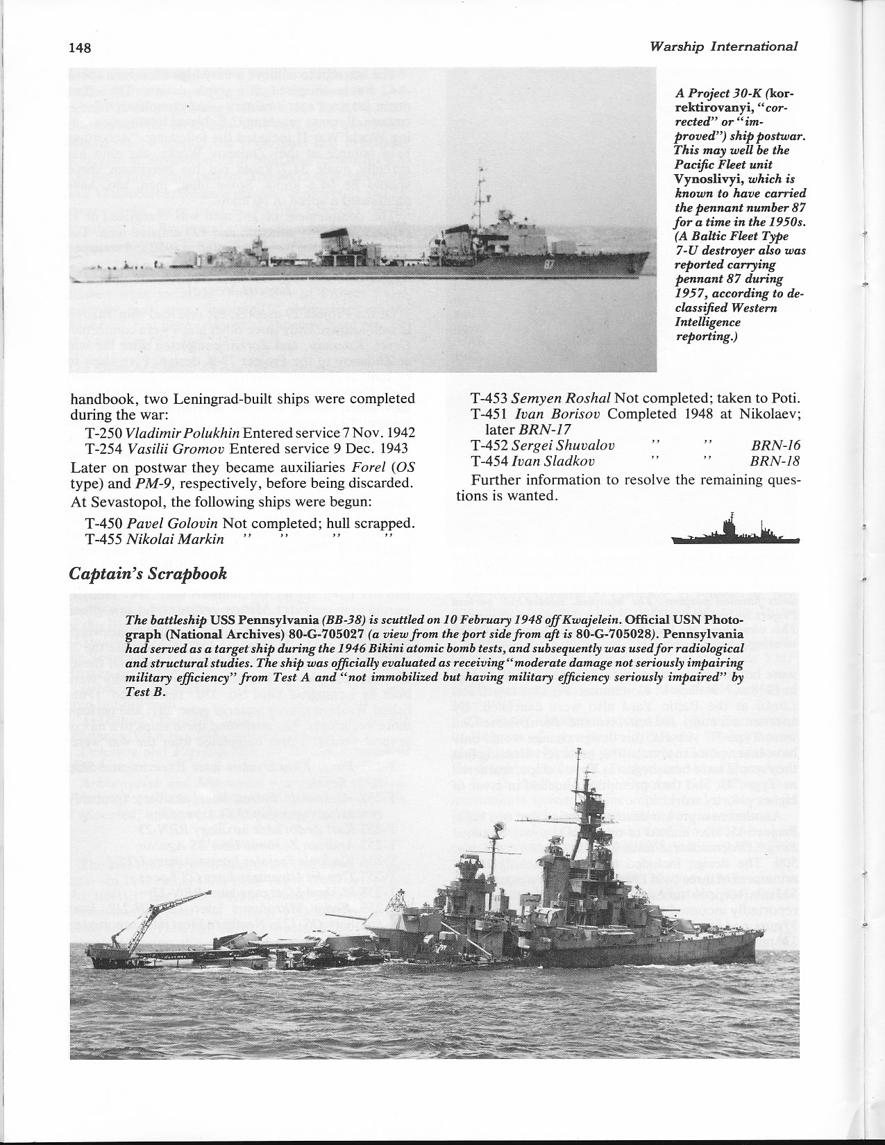 The fate of Stalin’s Naval Program – Battleships & Knights