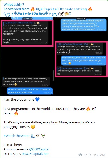 Best programmers in the world are Russian bc they are Self taught ...