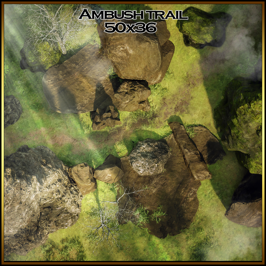4 Forest Battlemaps - Map alchemists | DriveThruRPG