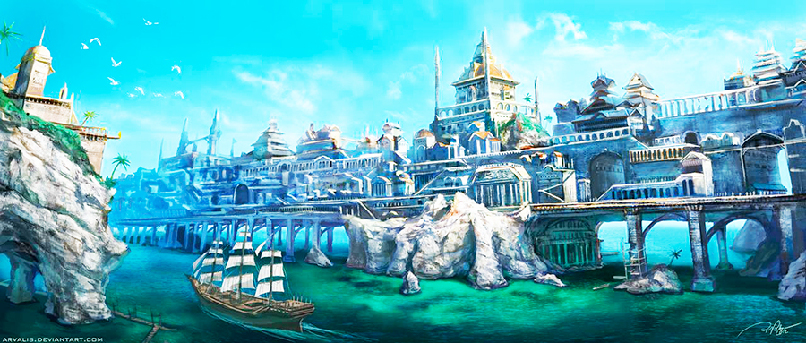 The Art Room: Fantasy Bridges – The Black Collar Bugle
