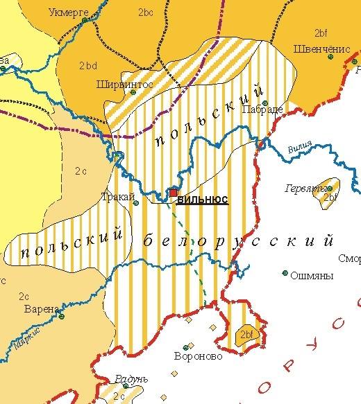Languages of South-Eastern Lithuania in the end of XX century : r/europe