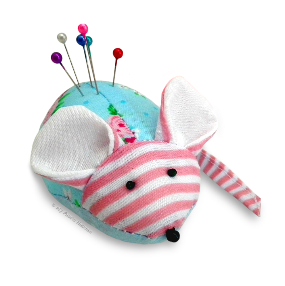 Cute Mouse Pin-Cushion EASY Sewing PATTERN Independent Design. Full ...