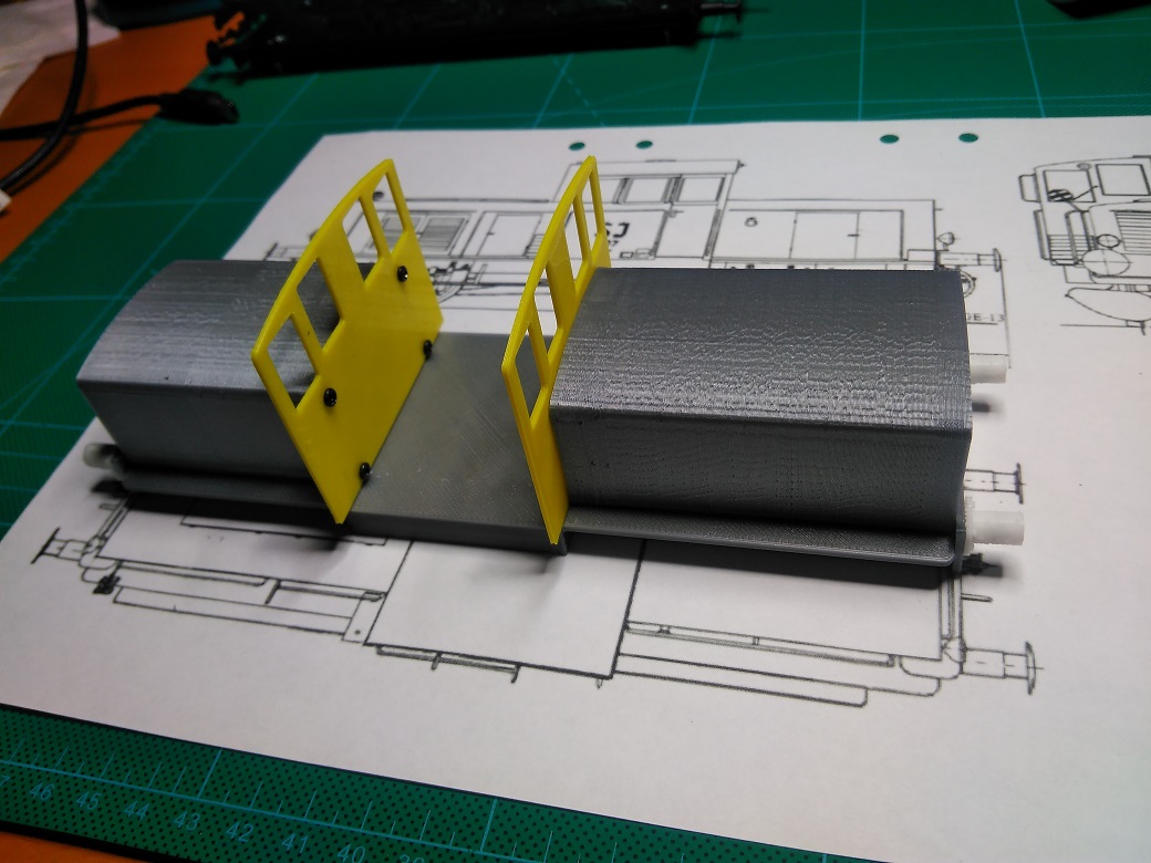 SJ Locomotor Z49, 3D-printed model, a long story - 0 Gauge in English ...