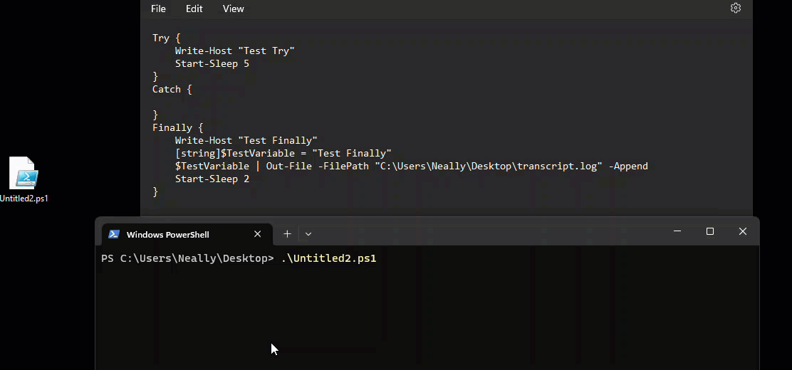 Execute Code Prior To Shutting Down Powershell Programming And Development Spiceworks Community