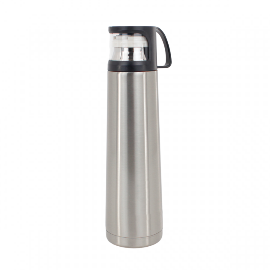 REEVE STORM Termo , plateado, 650ml, acero inox