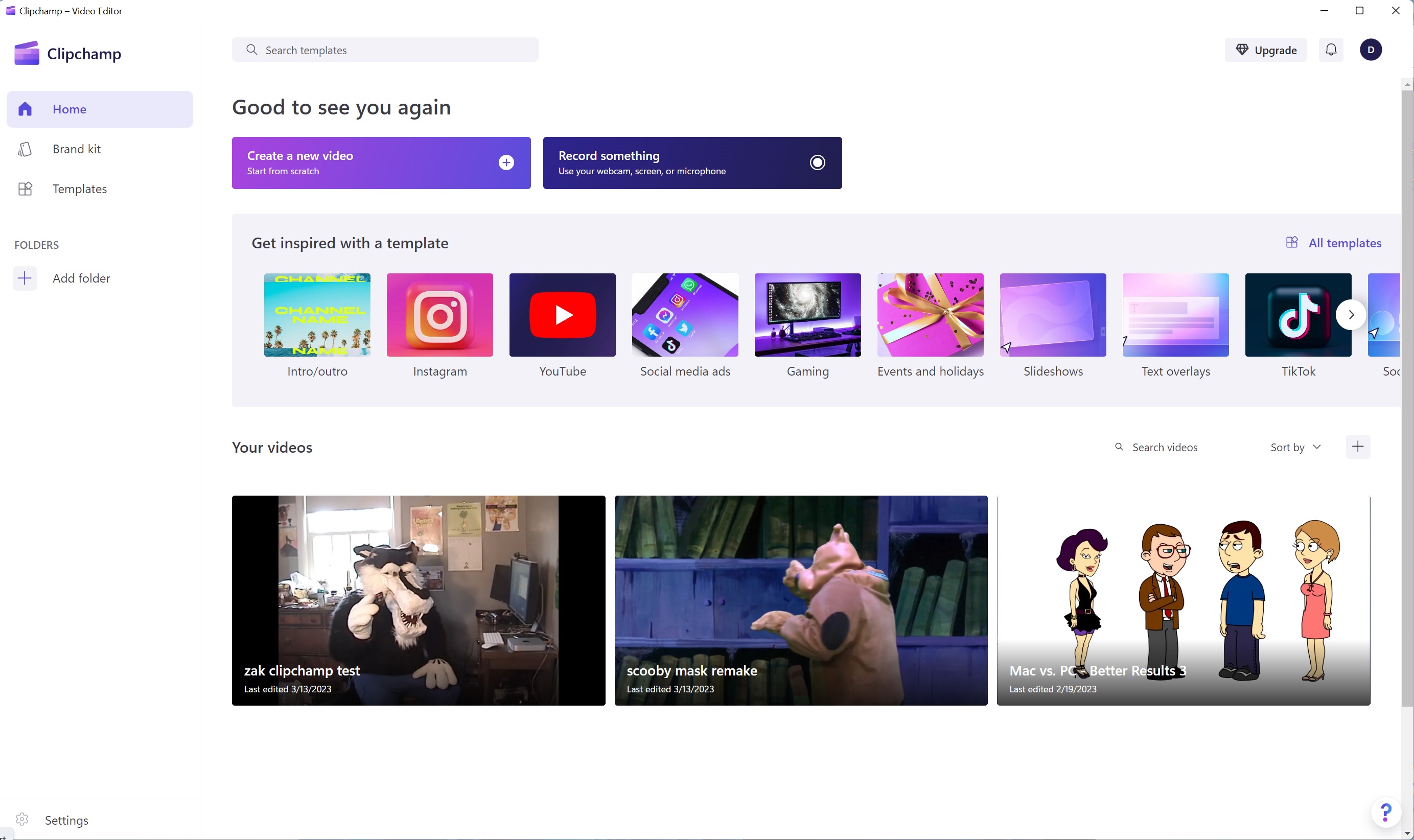 ClipChamp - the new video editor included in Windows!: wile_e2005 ...