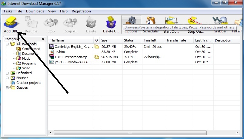 Download big file with IDM. | Help Yourself