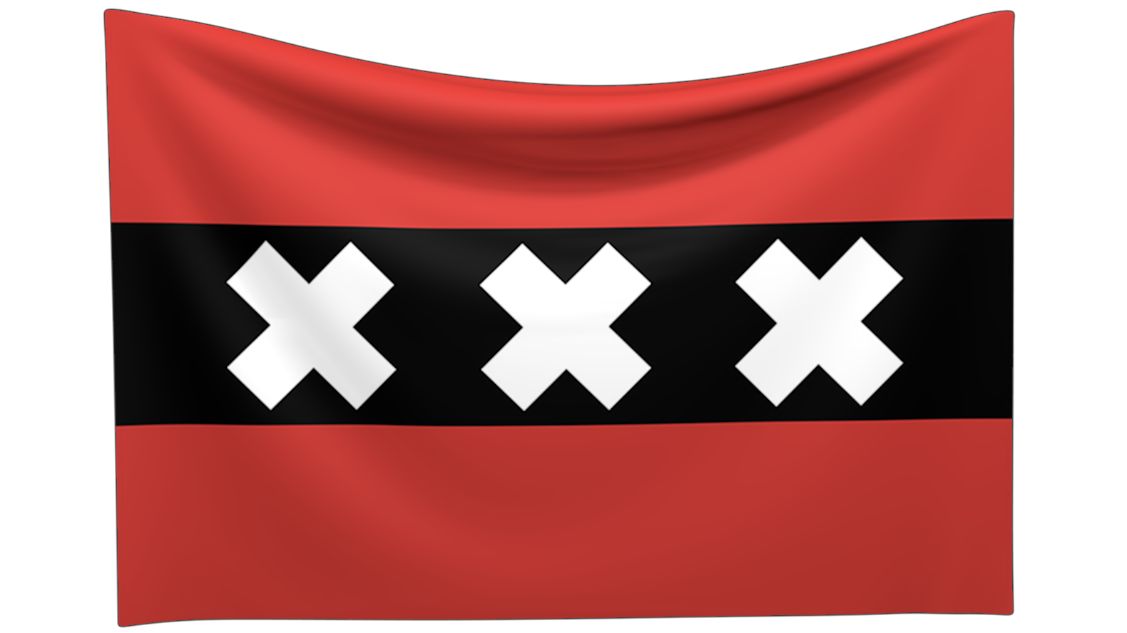 Bandera de Amsterdam - Wiki Banderas