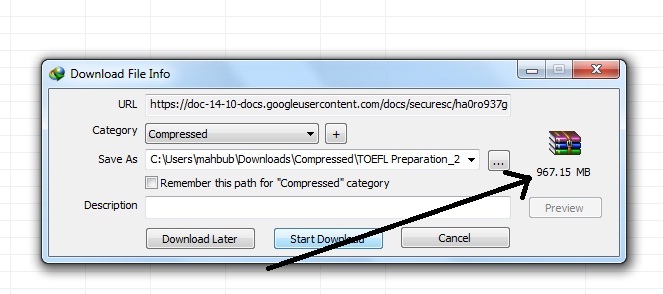Download big file with IDM. | Help Yourself