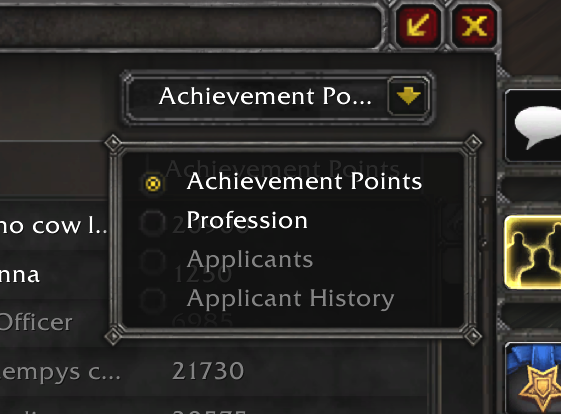 New Applicants in Guild Management UI - Bug Report - World of Warcraft ...
