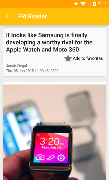 GitHub - feresr/FidReader: Simple Android RSS Feed Reader made for training purposes while ...