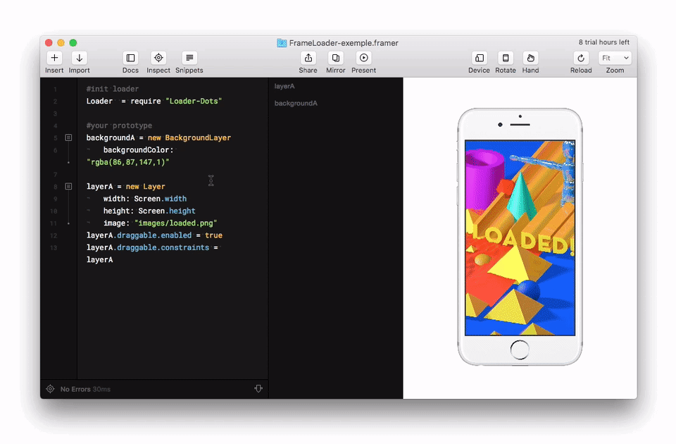GitHub - PavelLaptev/FrameLoader: Preloaders for Framer.JS